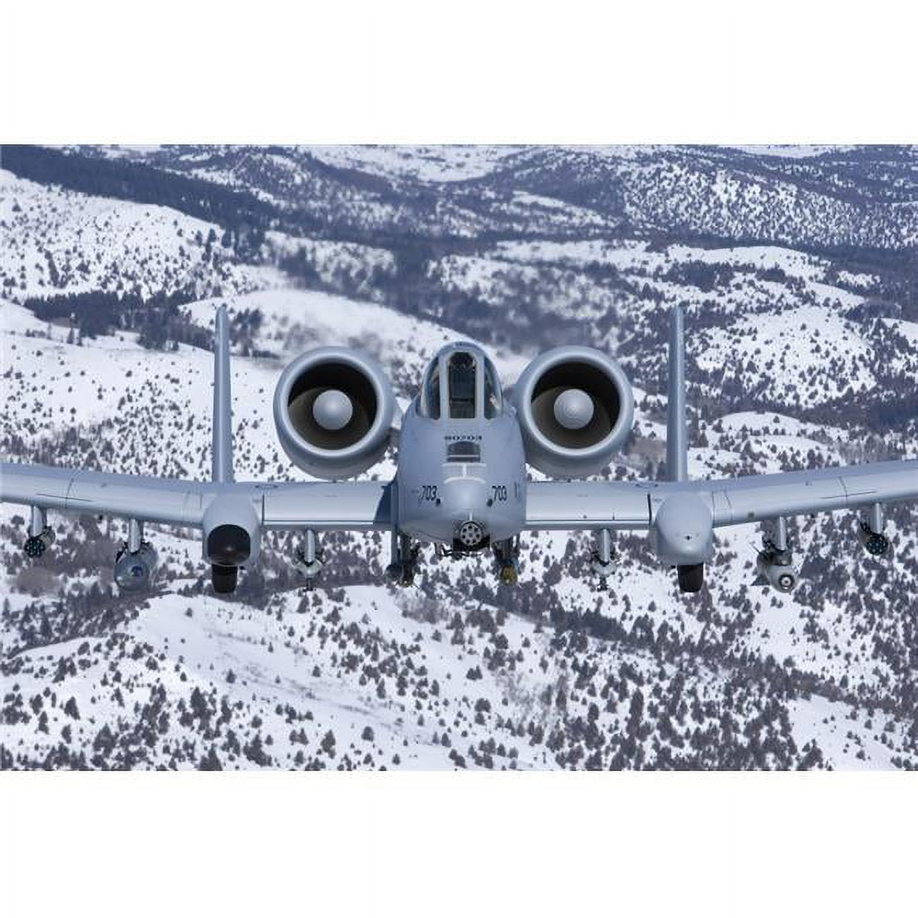 An A-10C Thunderbolt From The 190th Fighter Squadron Flies Over The ...