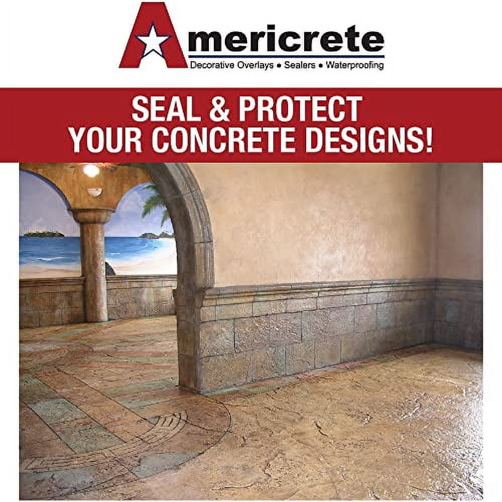 A-1300 Clear Glossy Concrete Sealer - Transparent Waterproofing for ...