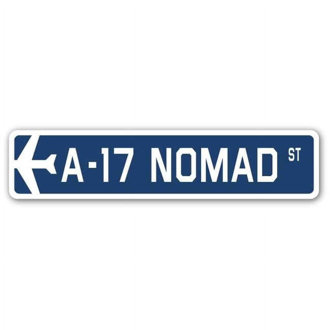 A-17 Nomad Street Sign Air Force Aircraft Military | Indoor/Outdoor ...