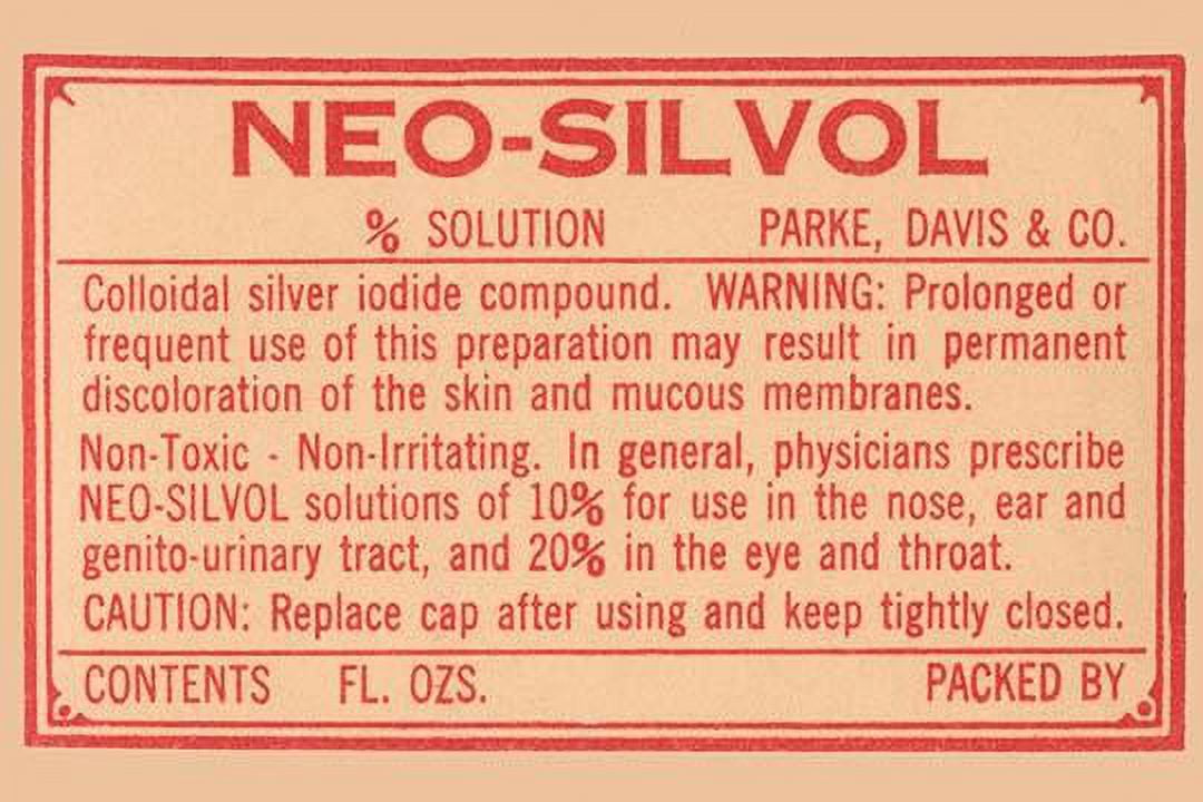 A 1920's pharmacy bottle label. Many of these were quack cures and the ...