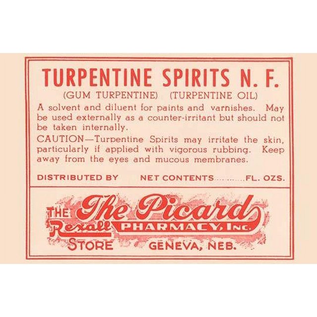 A 1920's pharmacy bottle label. Many of these were quack cures and the ...