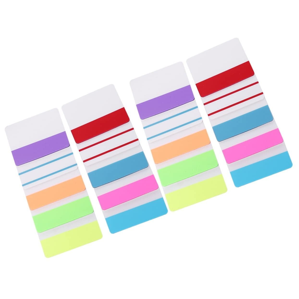 A 20 Pack Indexed Sticky Tabs for Books Divider Tabs Pastel Colors Page ...