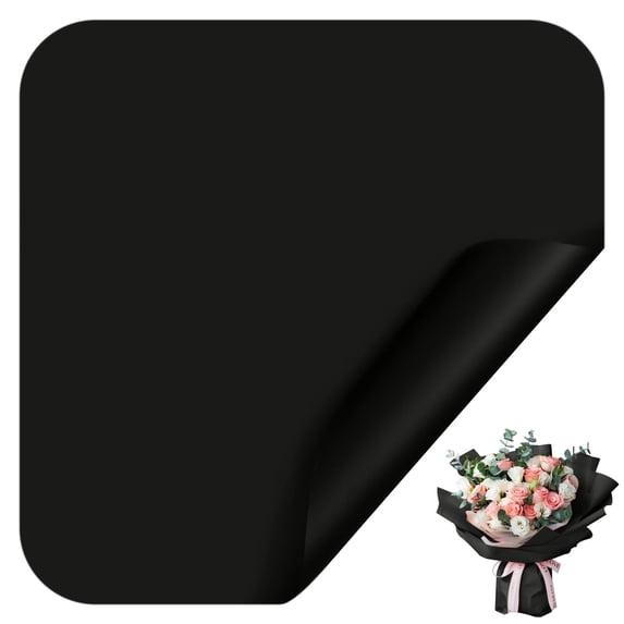 A 20-Piece Translucent Flower Wrapping Paper, 58X58 Cm, Matte Finish ...