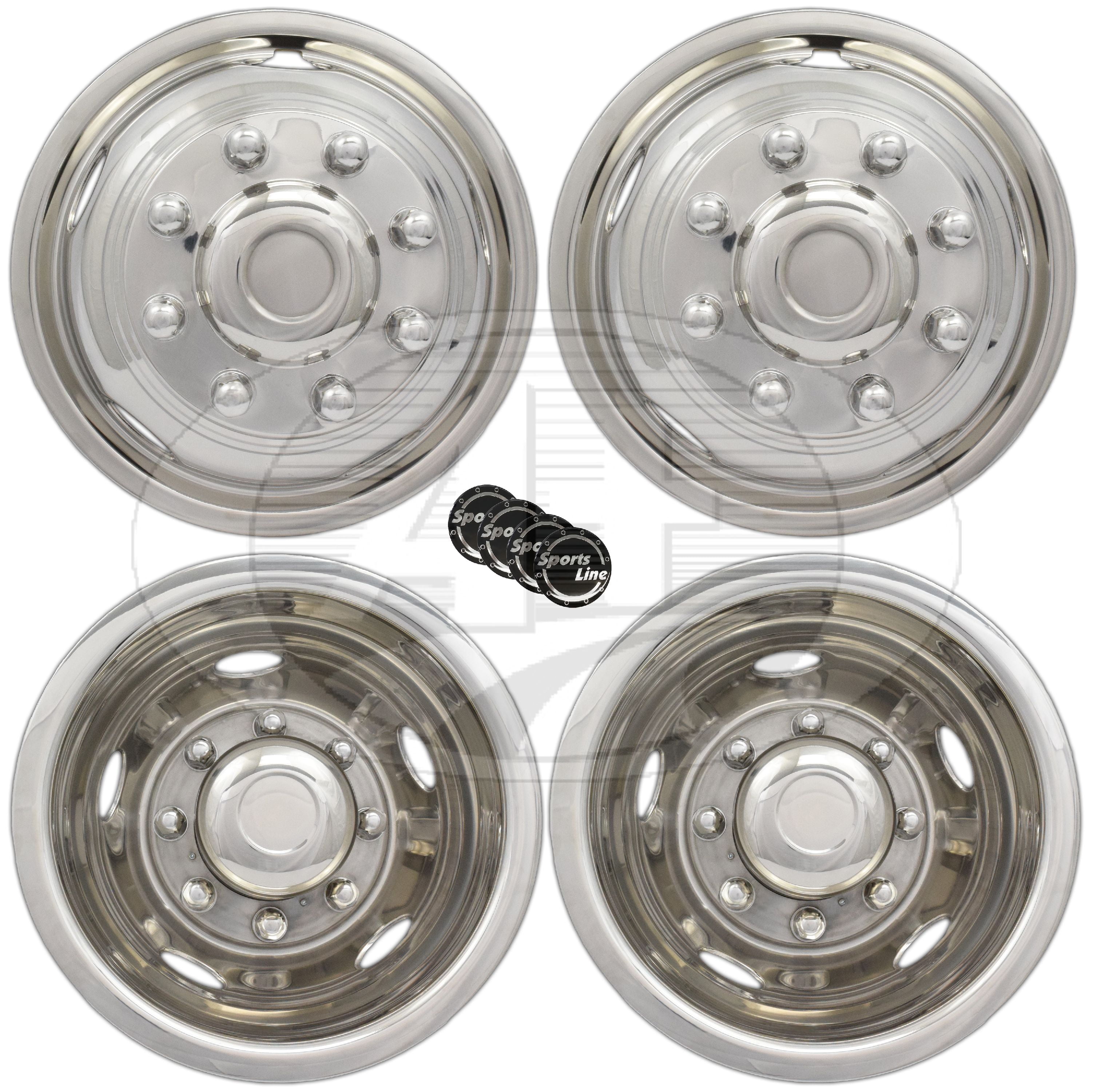 A+ 2013-2016 Dodge RAM 3500 17" Stainless Steel Wheel Simulators Dual ...