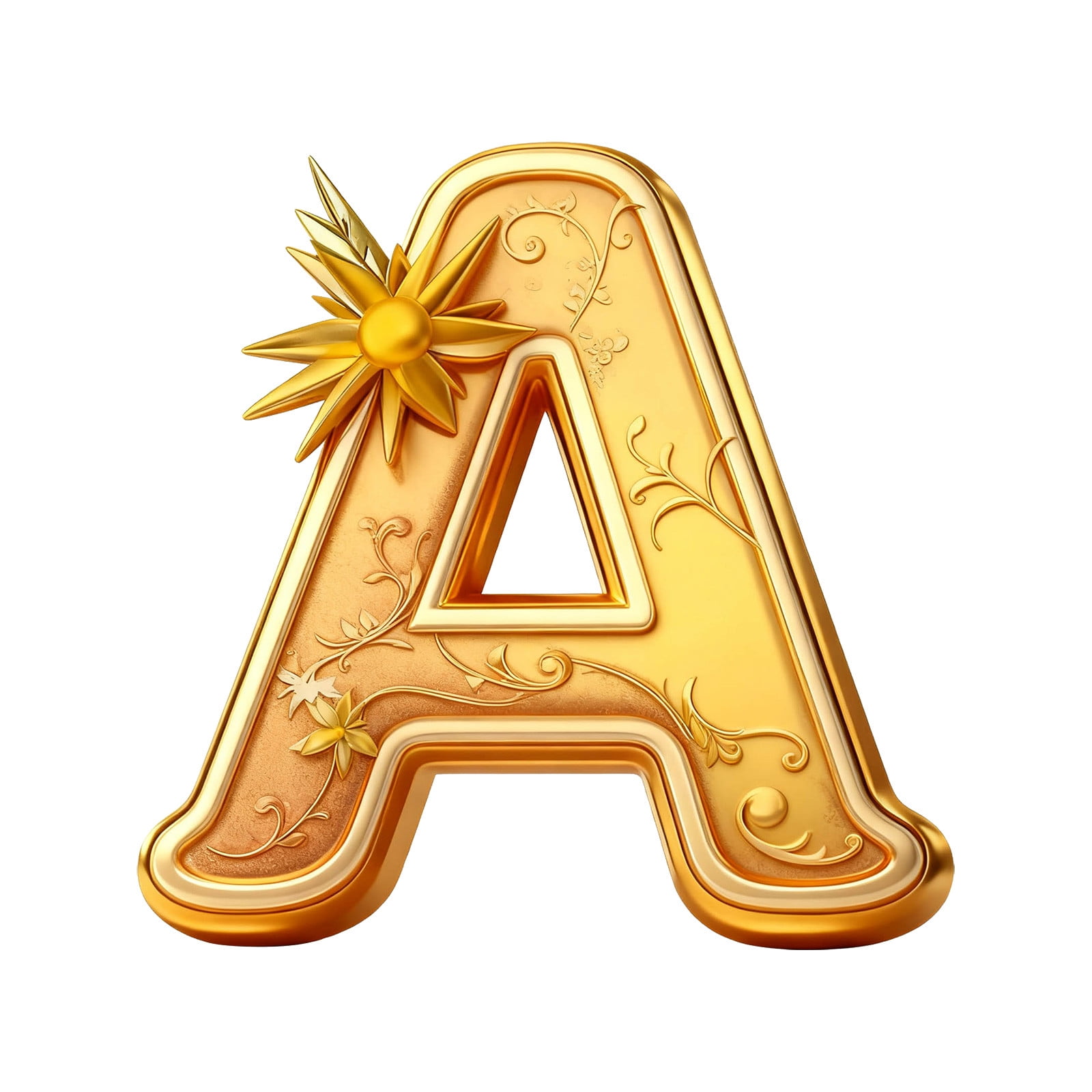 A 2D Style Acrylic Initial Pendant For Decorating Bags And Adding Flair ...