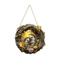 A 2D Wooden Sign In The Shape Of A forest Garland Hedgehog - Walmart.com