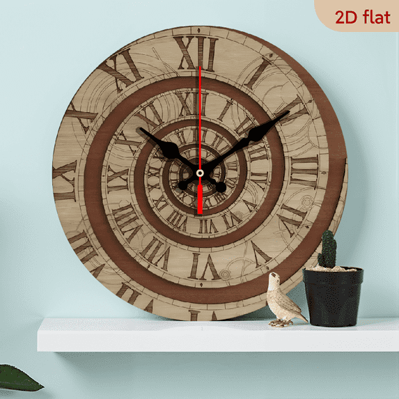 A 2D flat "Spiral texture" modern home art piece, an ideal choice for ...