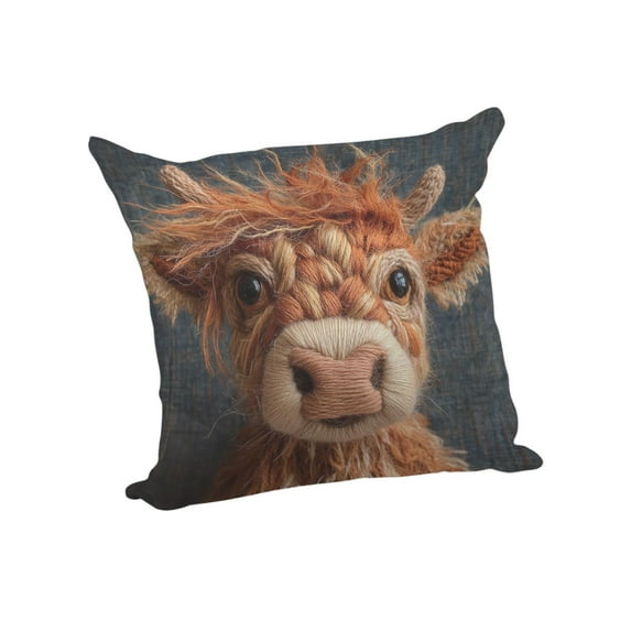 A 3D Print Cow Design Pillowcase Soft Cover For Sofa Cushion And Living ...