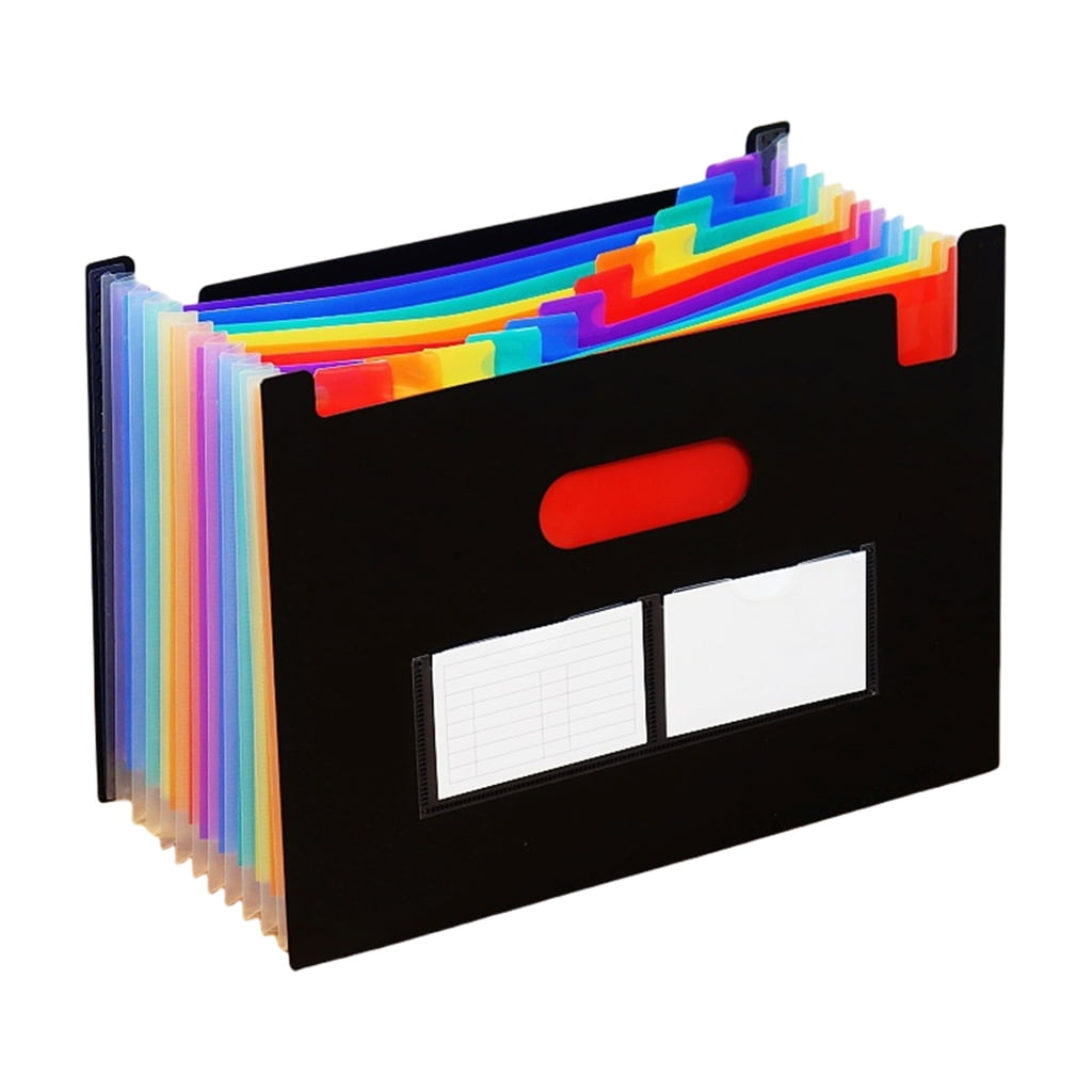 A 4 Accordions File Folder Multi-Layer File Storage Box File Organiser ...