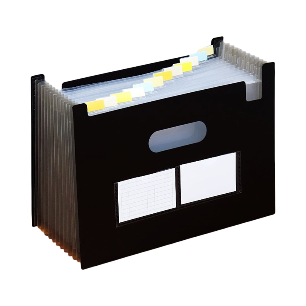A 4 Accordions File Storage Box Multi-Layer Document Folder Expanding File Folder for Sorting ...