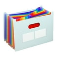 A 4 Accordions File Storage Box Multi-Layer Document Folder Expanding ...
