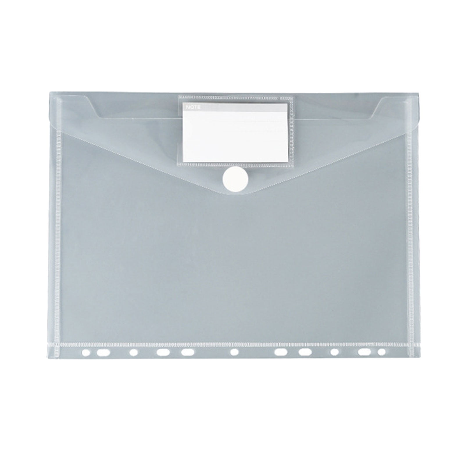 A 4 File Bag Document Bag Clear File Folder 11 Hole Edges File ...