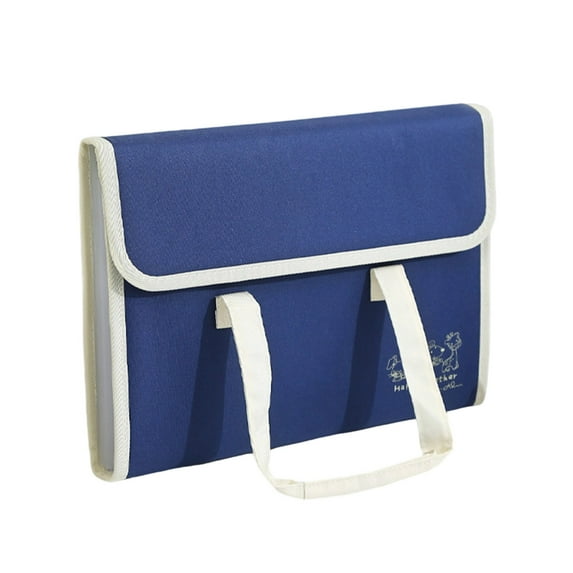 A 4 File Bag with Labels Document Bag File Folder Organ Folder Document ...