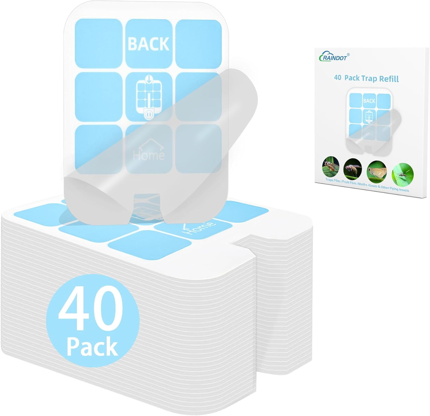 A 40 pack fly clip is continued with a more secure home fly clip ...