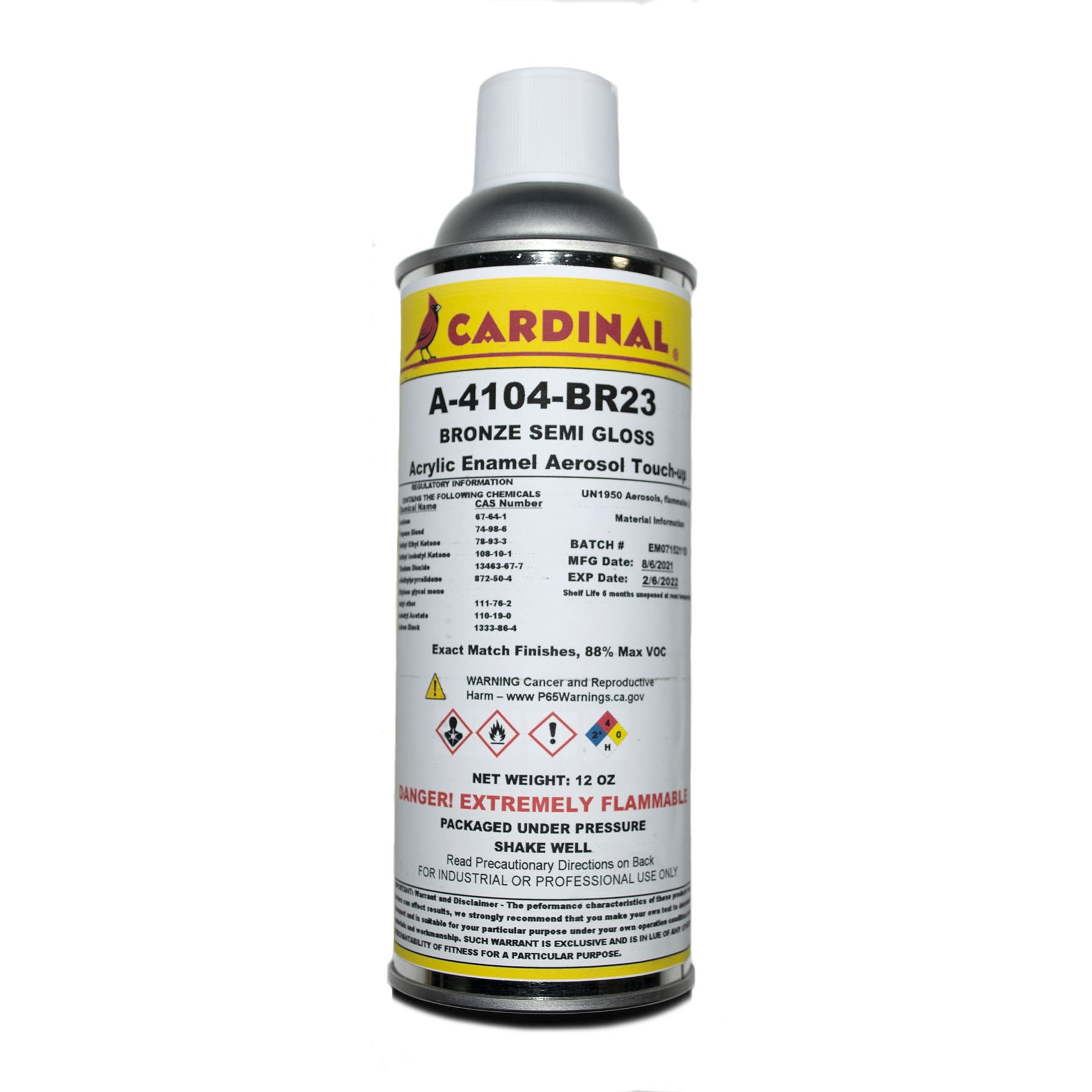 A 4104 BR23 Bronze Semi Gloss Powder Coat Spray Paint | 12 Oz Can for ...