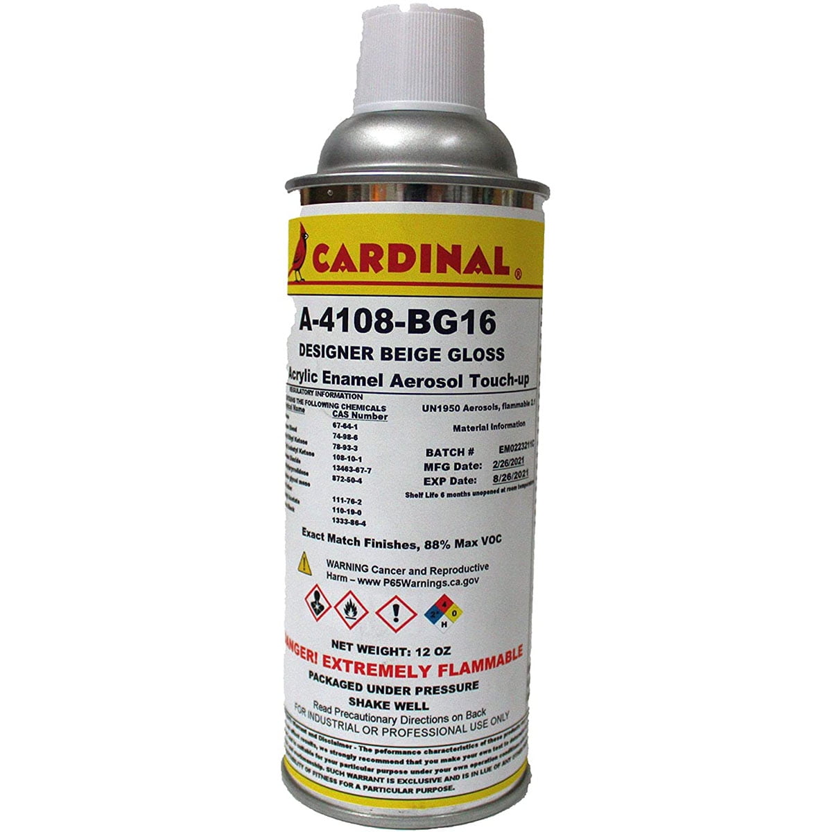 A-4108-BG16: DESIGNER BEIGE GLOSS POWDER COATING TOUCH UP SPRAY PAINT ...