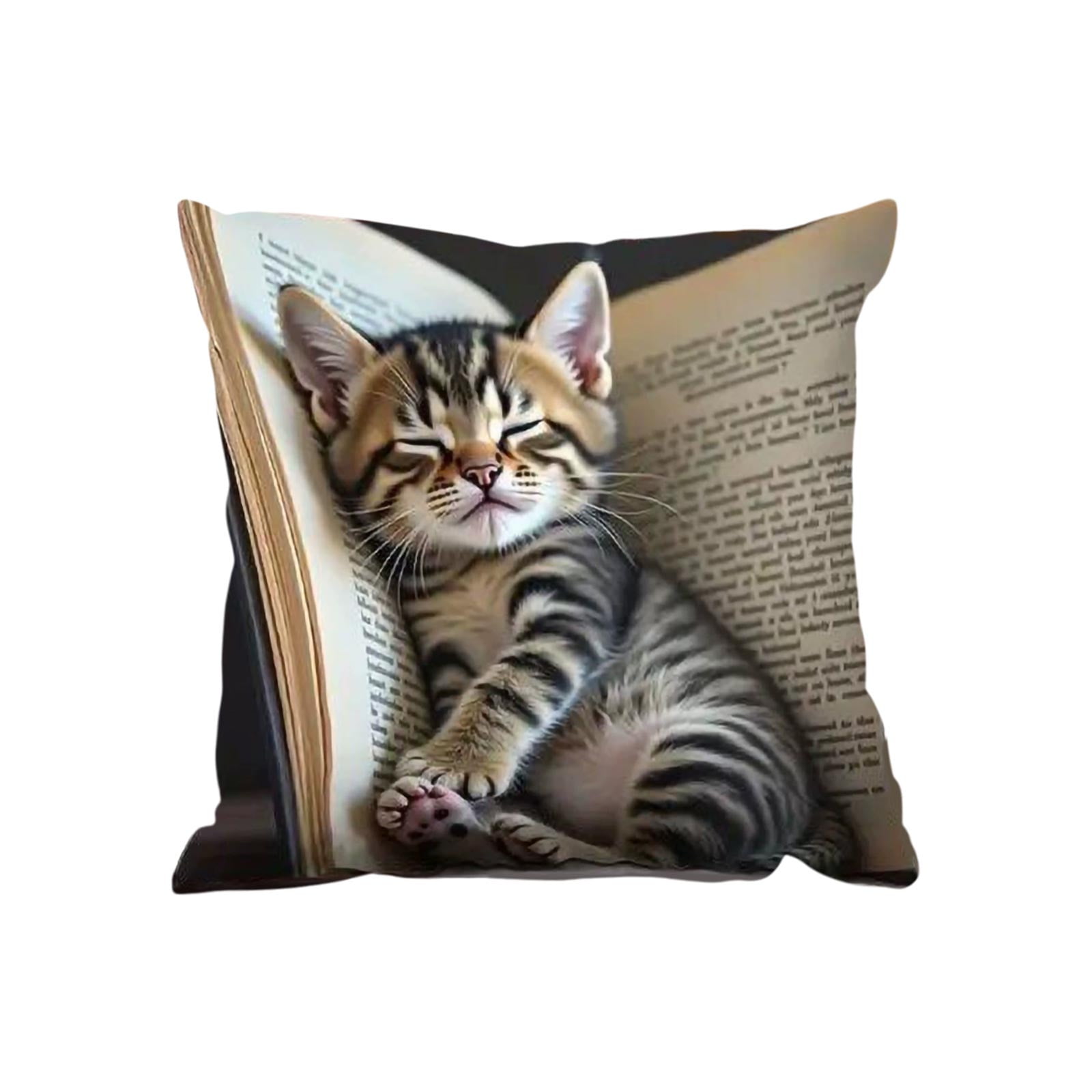 A 45X45Cm Wild Animal Print Pillow Cover Flock Material Soft Decorative ...