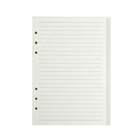 A 5 Grid Refill Paper Insert Sheets Lined Paper 80 Sheets 6 Holes ...