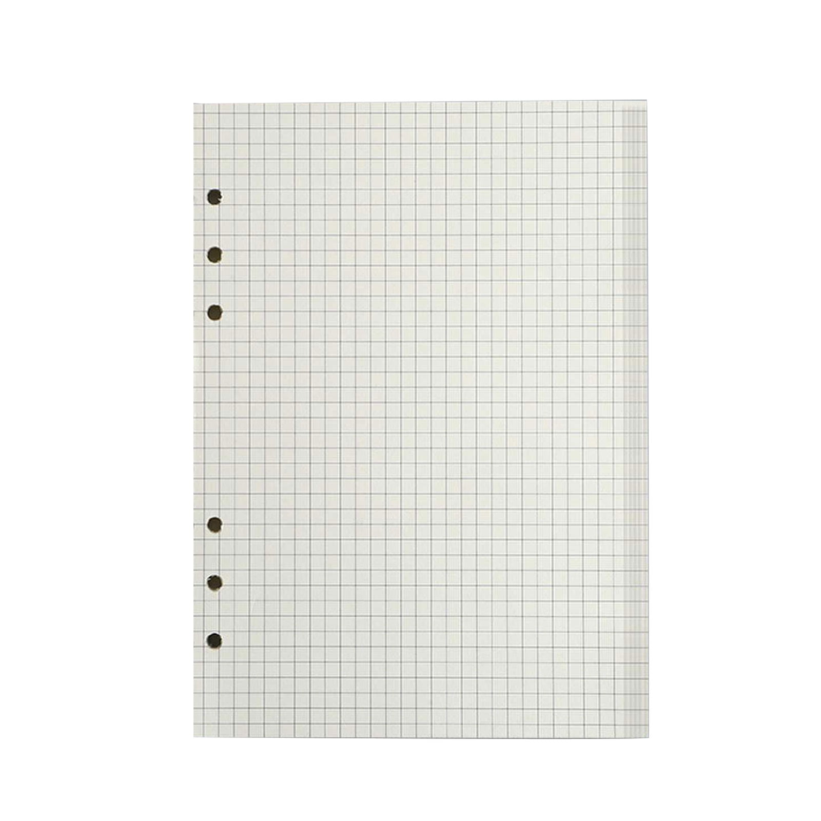 A 5 Grids Refill Paper Insert Sheets Lined Paper 80 Sheets 6 Holes ...