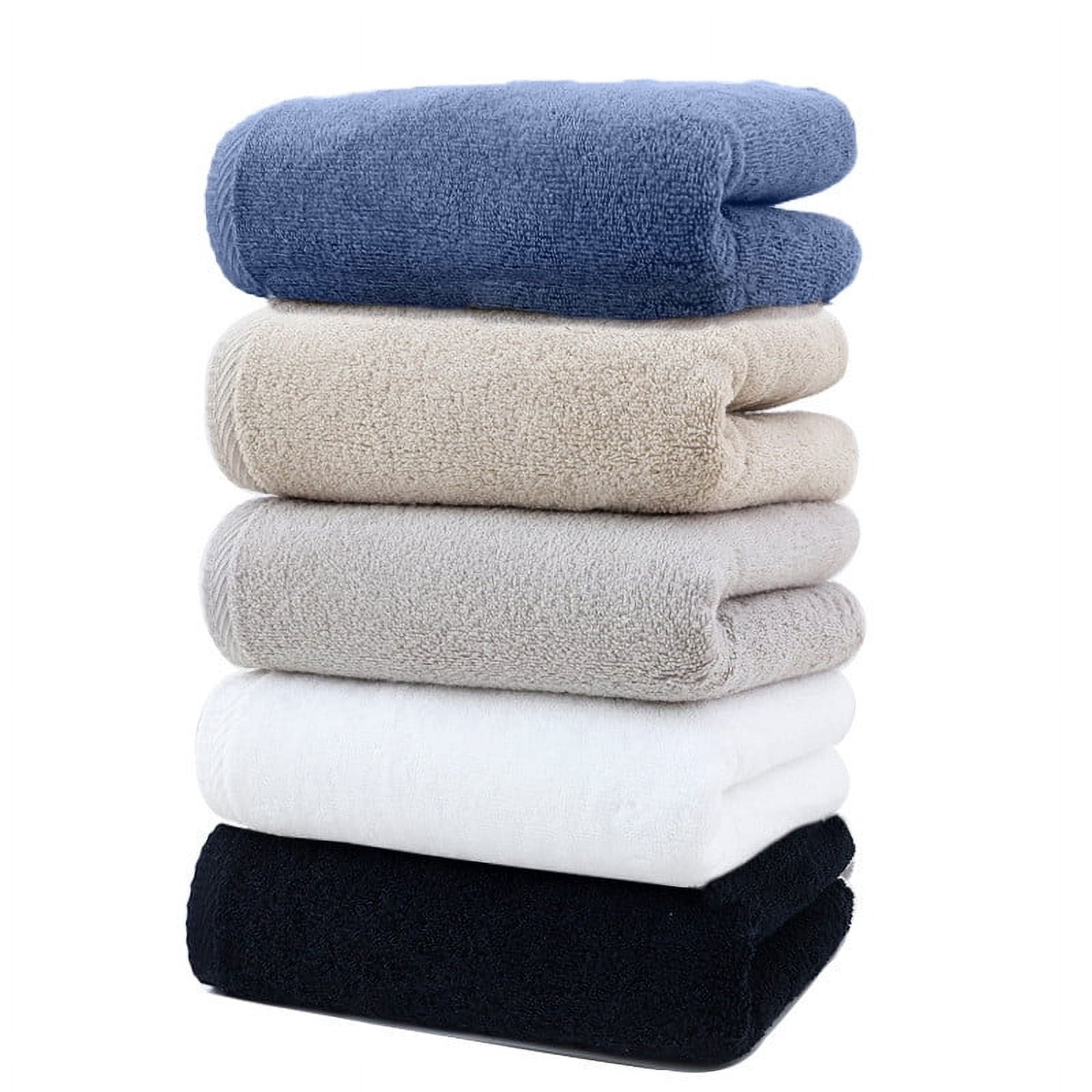 A 5-Pack Cotton Face Towels With Absorbent Design Quick-Dry Washcloths ...