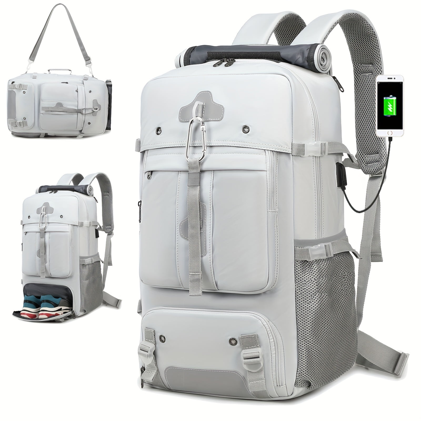 A 50L Large Capacity Hiking Backpack, Outdoor Camping Backpack ...