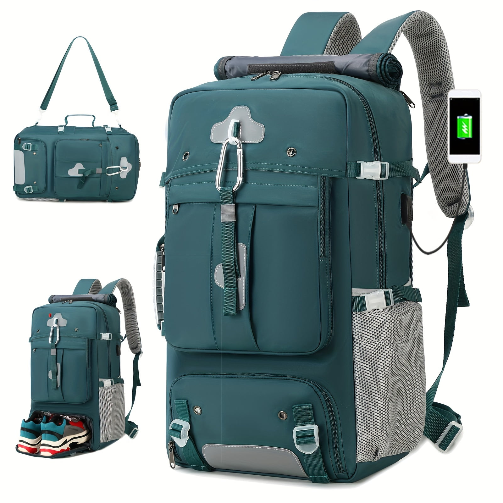 A 50L Large Capacity Hiking Backpack, Outdoor Camping Backpack ...