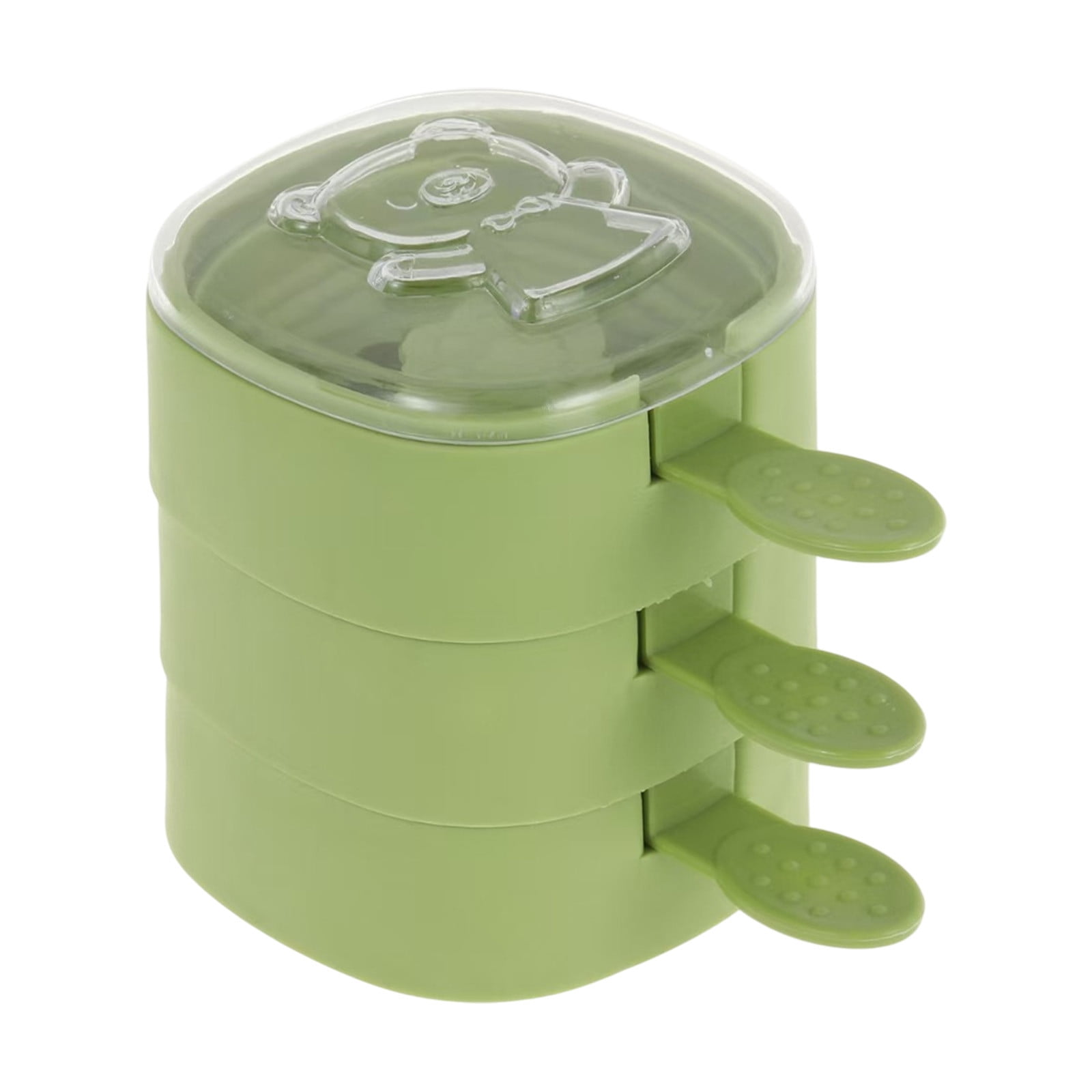 A-854 Green Triple Layer Ice Cream Mold Popsicle Maker Diy Homemade Ice ...