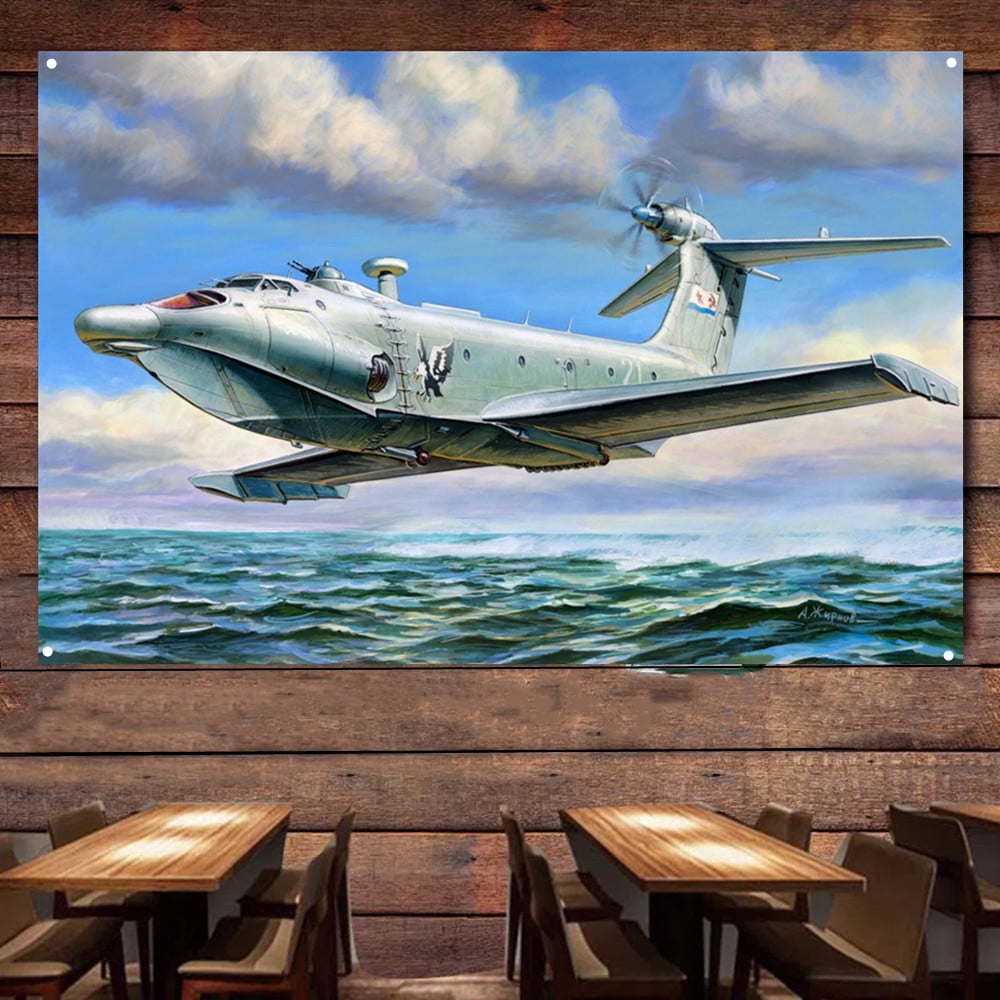 A-90 Orlyonok transport aircraft Fighter Jet Posters and Prints Wall ...