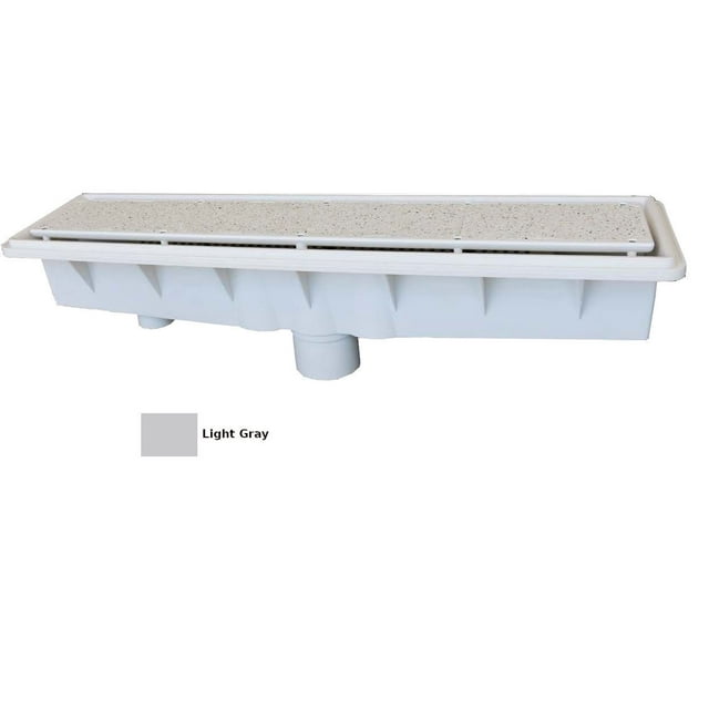 A&A Manufacturing AVSC Single Suction Pebble Top Channel Drain Light ...