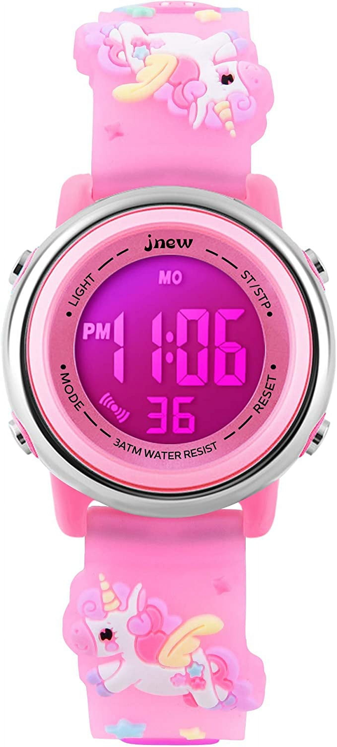 ALPS Kids Digital Watch, 3D Cartoon, Water Resistant, 7 Color Lights ...