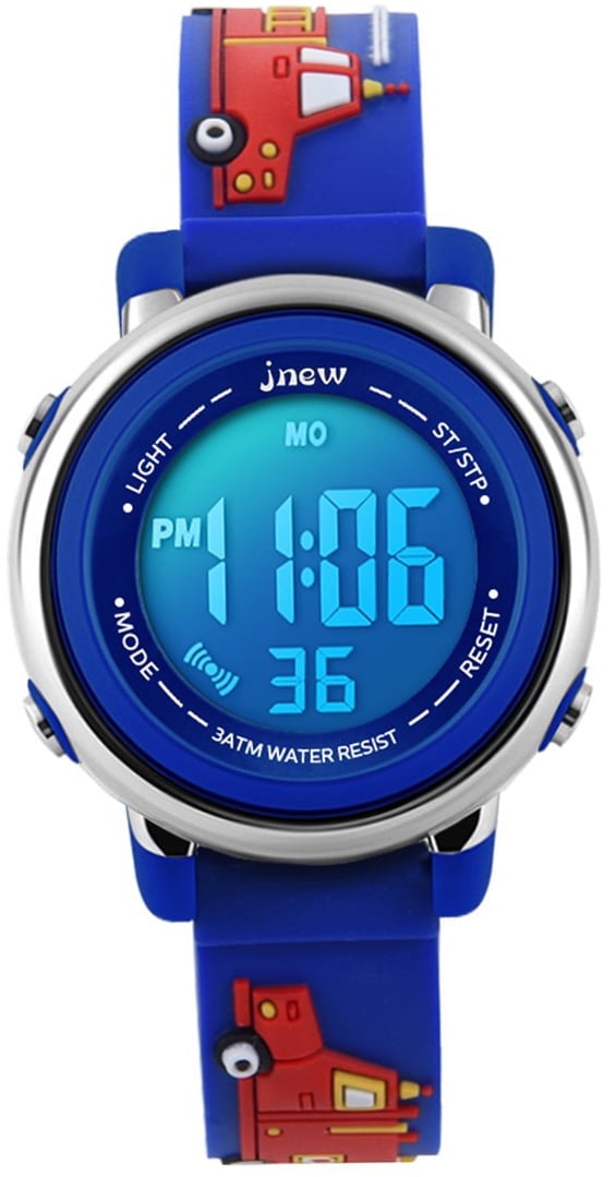 ALPS Kids Digital Watch, 3D Cartoon Design, 7 Color Lights, Waterproof ...