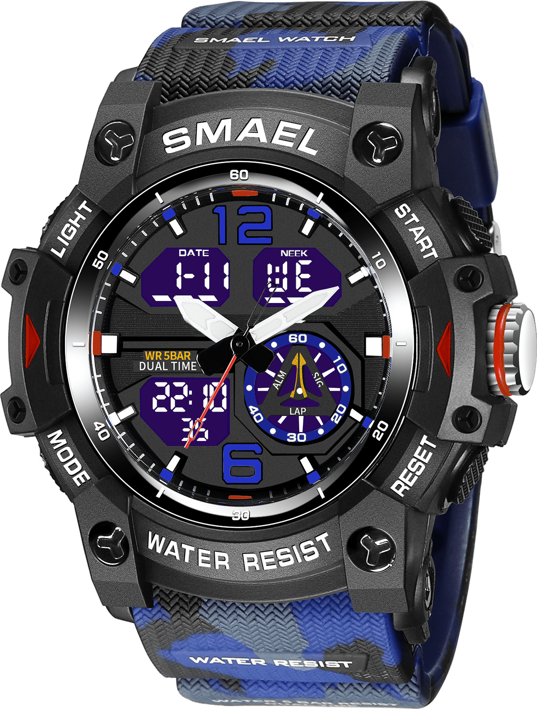 ALPS Men’s Tactical Military Sport Watch, Waterproof, Hiking & Camping ...