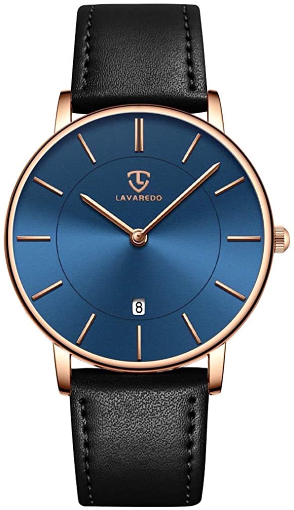 ALPS Ultra-Thin Analog Men's Watch with Comfortable Leather Strap ...
