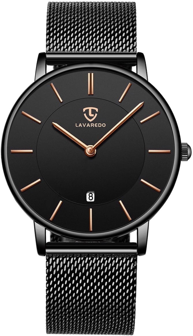A ALPS Mens Watches Fashion Quartz Men's Watches Ultra Thin Minimalist ...