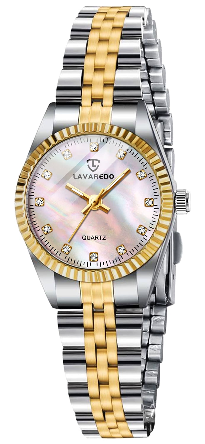 Watches for Woman Classic Quartz Wrist Watch Luminous Pointer Stainless ...