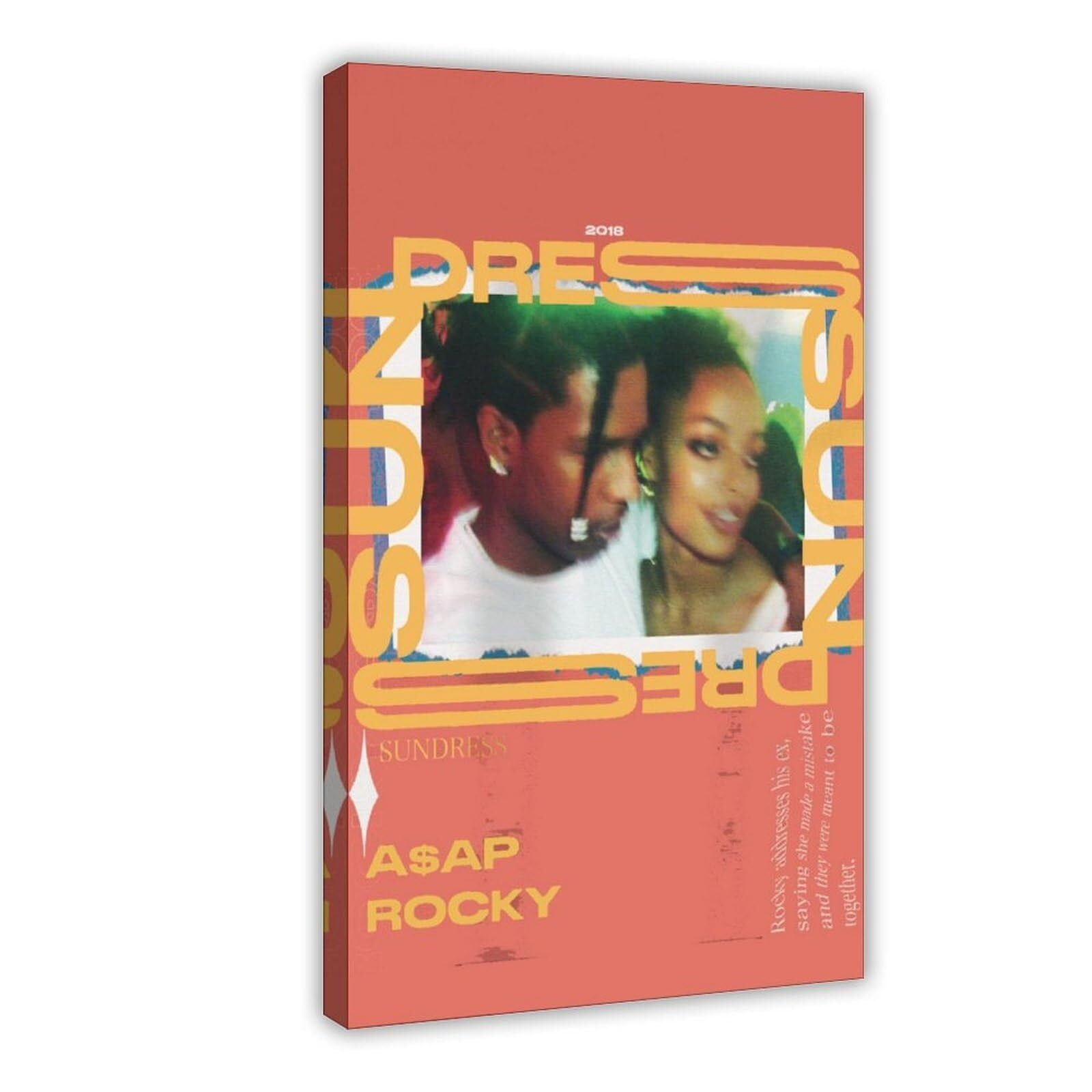 A$AP Poster Rocky RAP HD Print Music Canvas Posters for Room Aesthetic ...