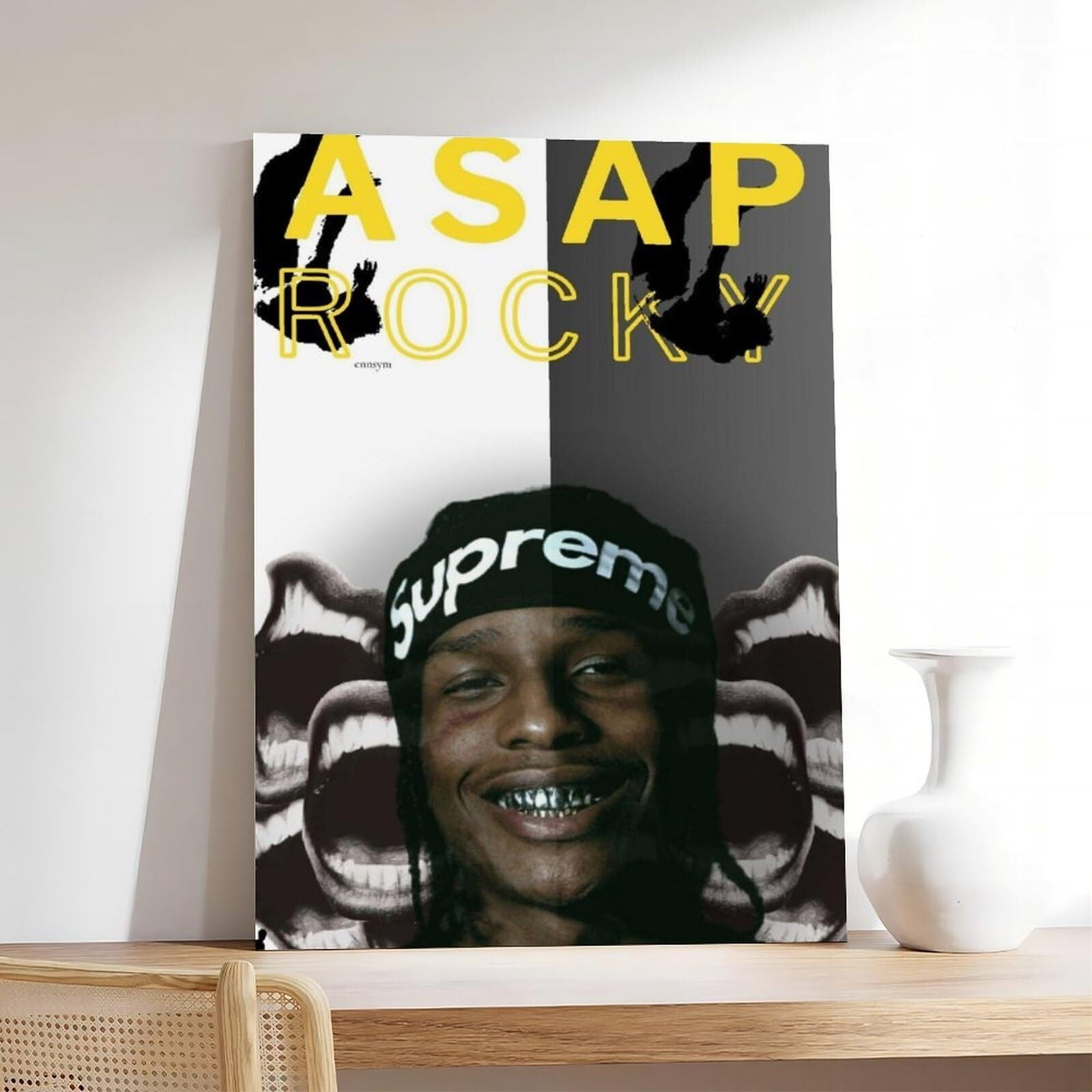 A$AP Poster Rocky RAP HD Print Music Canvas Posters for Room Aesthetic ...
