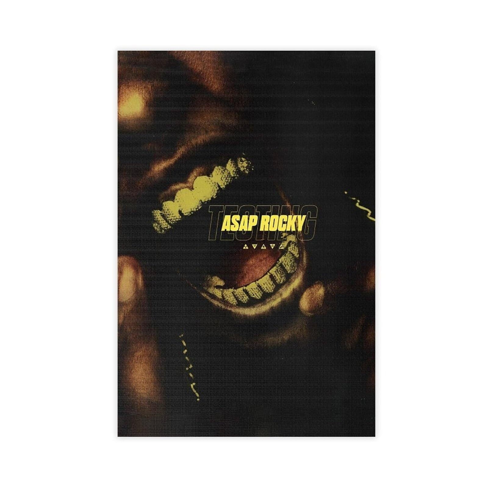 A$AP Poster Rocky RAP HD Print Music Canvas Posters for Room Aesthetic ...
