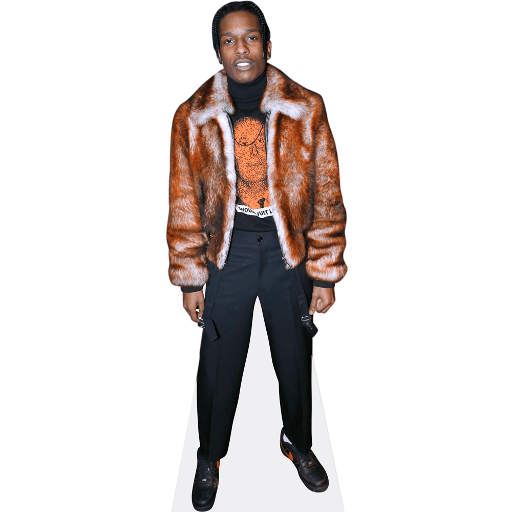 A$AP Rocky (Coat) Lifesize Cardboard Cutout Standee - Walmart.com
