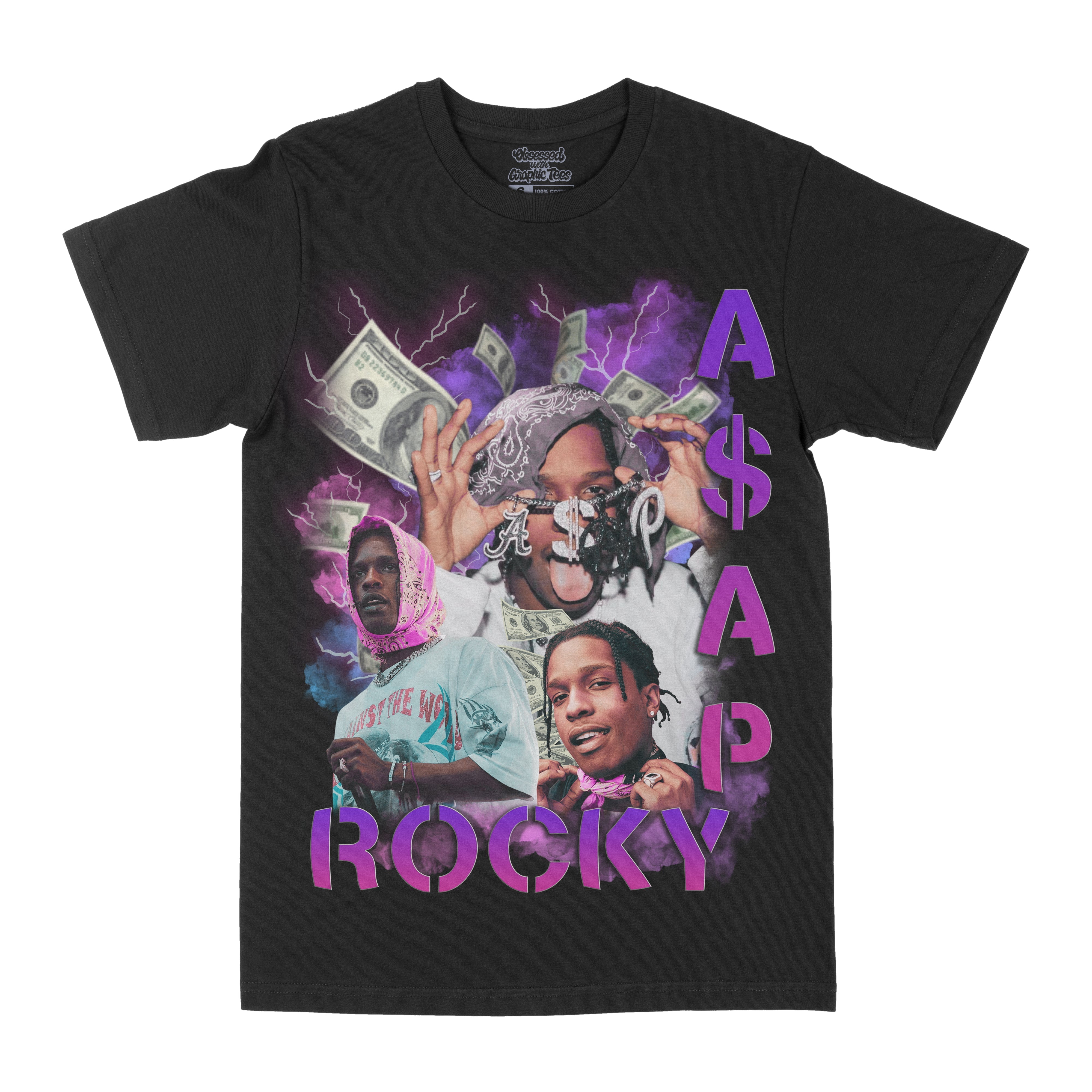 A$AP Rocky Graphic Tee T Shirt Unisex, Color: White, Size: L - Walmart.com