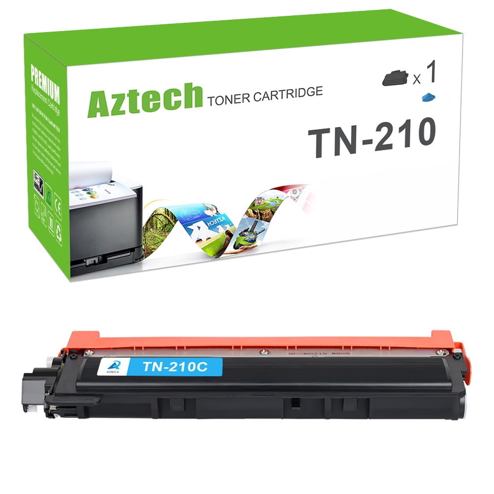 A AZTECH 1-Pack Compatible Toner Cartridge for Brother TN-210 TN-210C ...