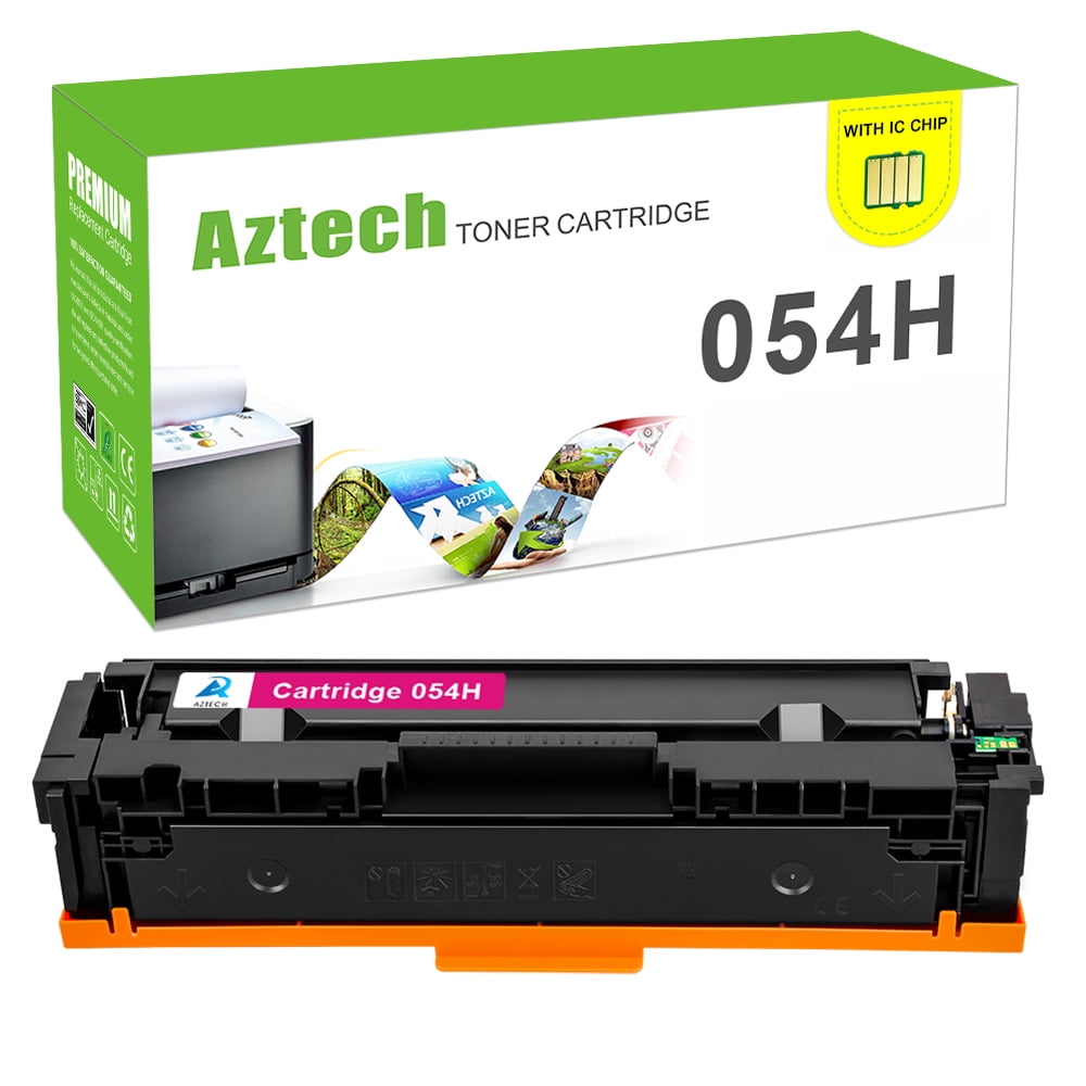 A AZTECH 1-Pack Compatible Toner Cartridge with Chip for Canon 054H ...