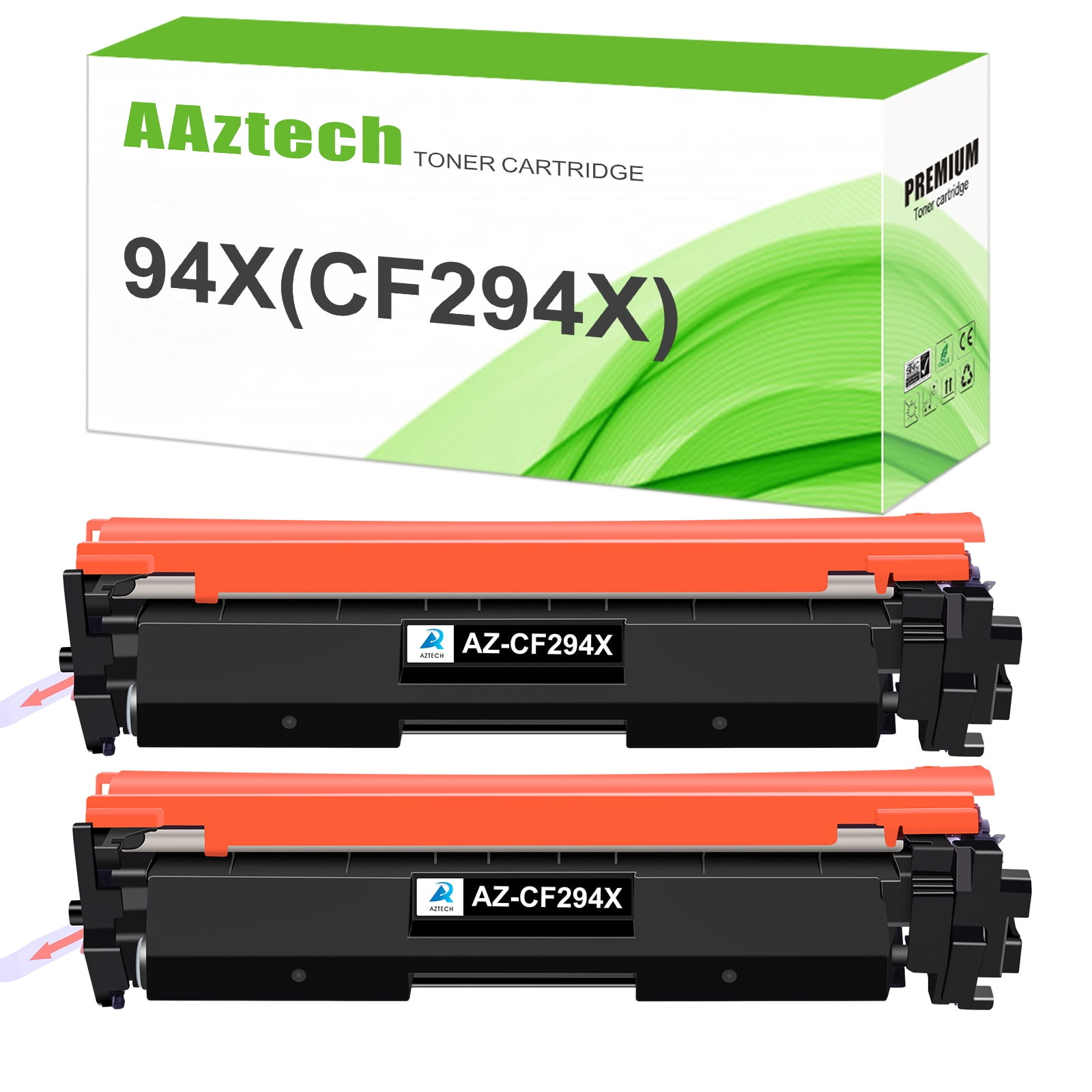 2-Pack 94X Toner Cartridge Replacement Compatible for HP 94X CF294X 94A ...