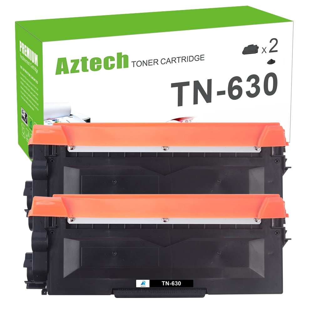 A AZTECH 2-Pack Compatible Toner Cartridge for Brother TN-630 Work with ...