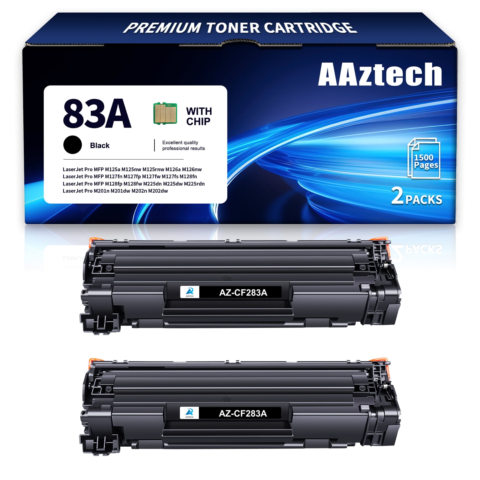 AZTECH 83A 83X Toner Cartridge Compatible with HP LaserJet Pro Printers ...