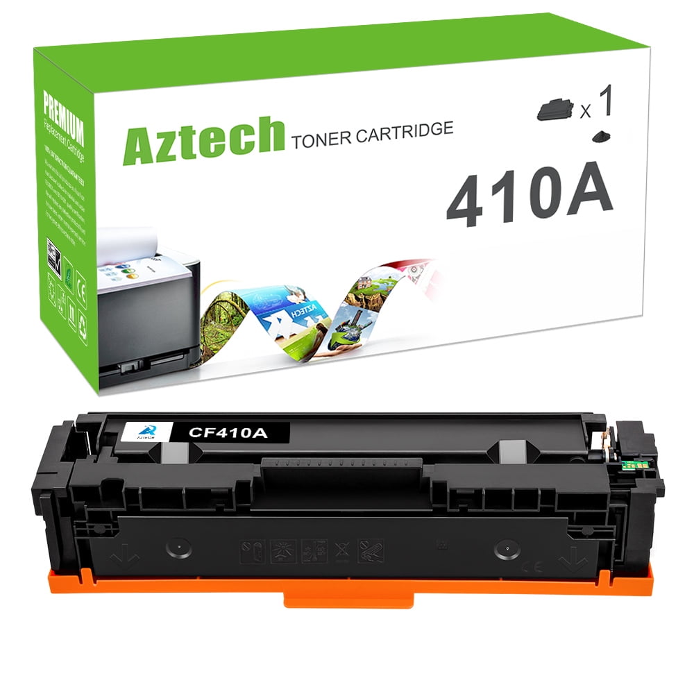 A AZTECH Compatible Toner Cartridge for HP 410A CF410A Works with HP ...