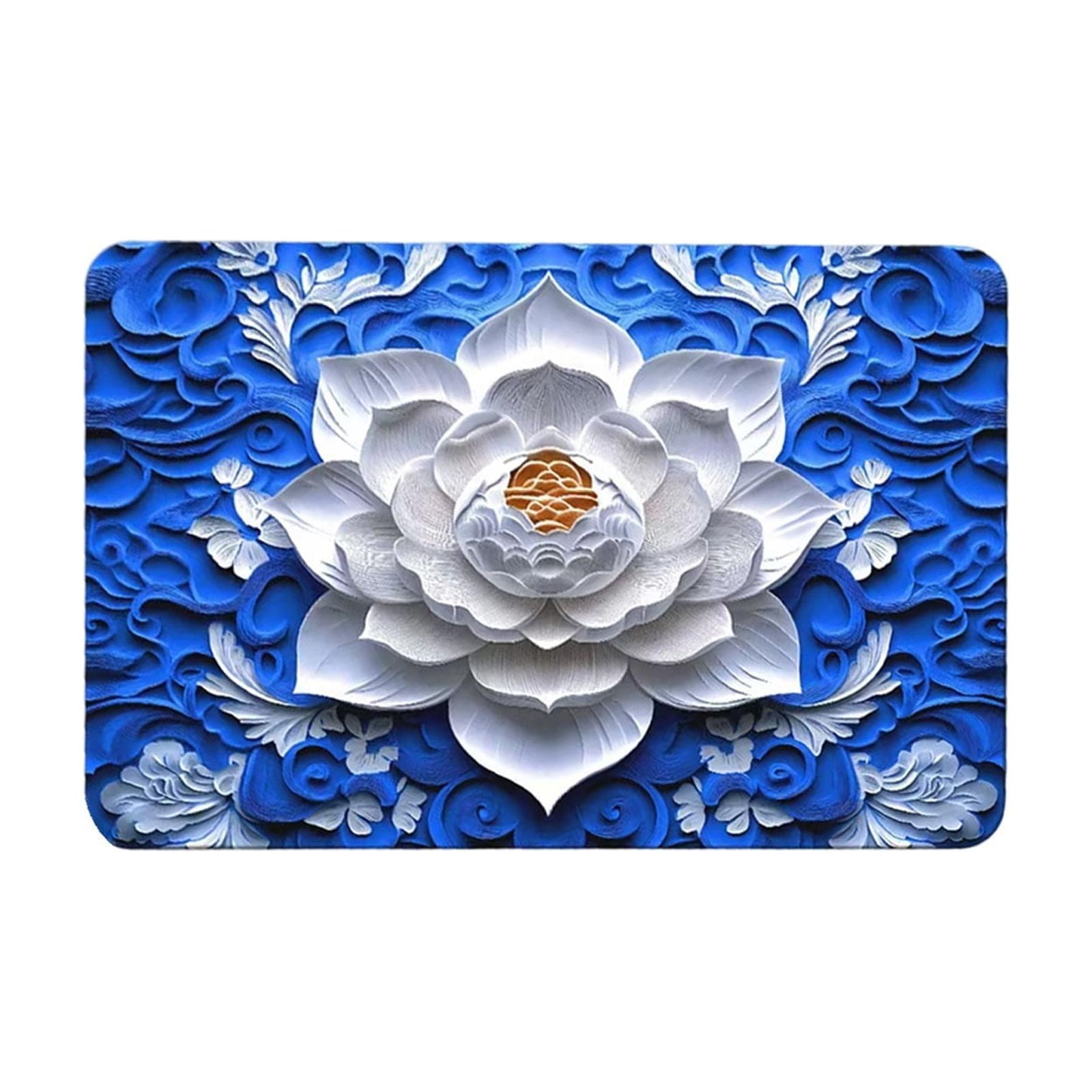 A Absorbent Non-Slip Entrance Door Mat 3D Visual Effect Household Foot ...