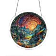 A Acrylic Puzzle Suncatcher Window Hanging 7.4 Inch Garden Decoration ...