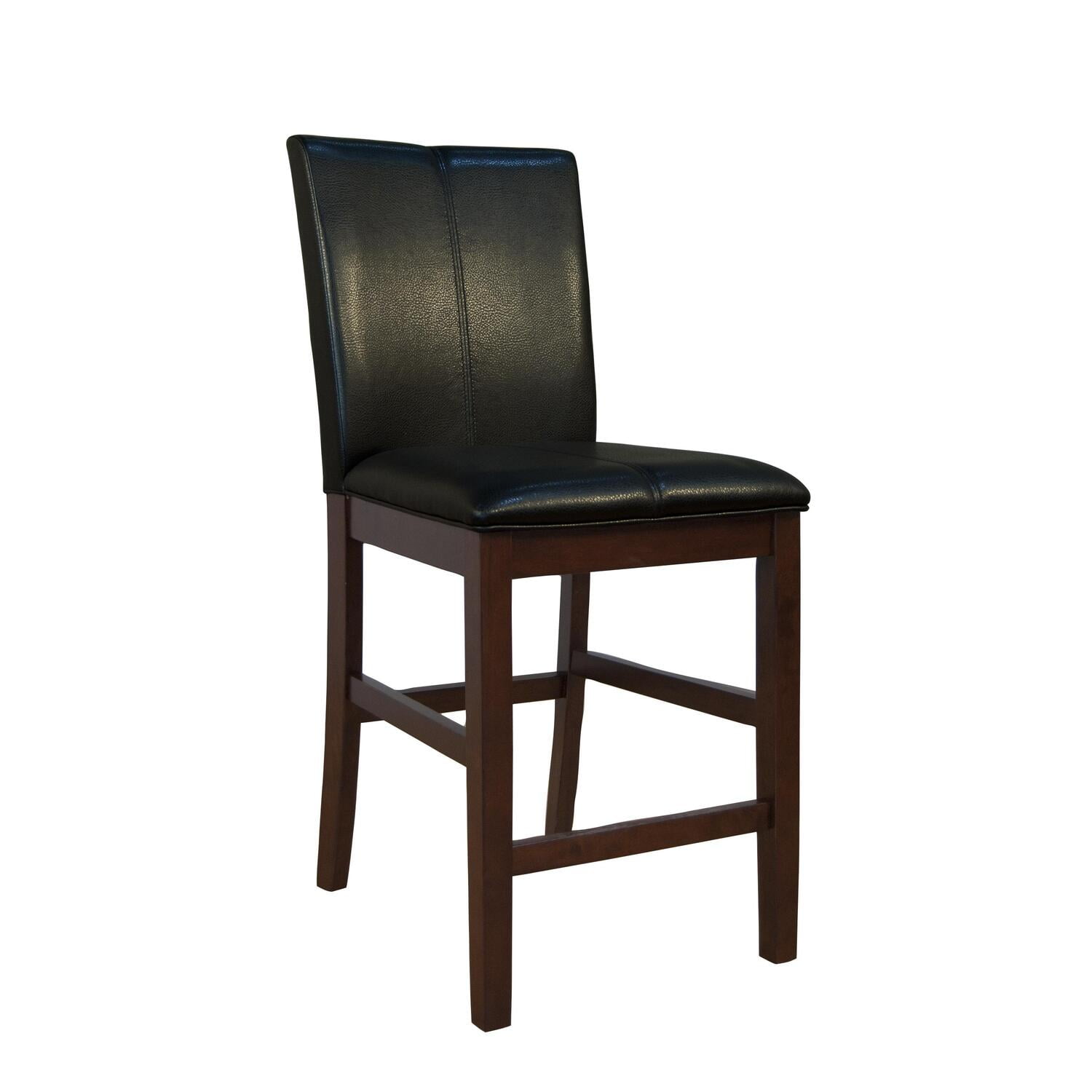 A-America Curved Back Parson Counter Chair-Color:Black,Quantity:Set of ...