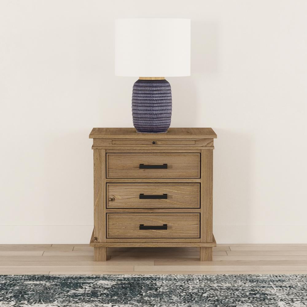 A-America Glacier Point Nightstand, Golden Java Finish - Walmart.com